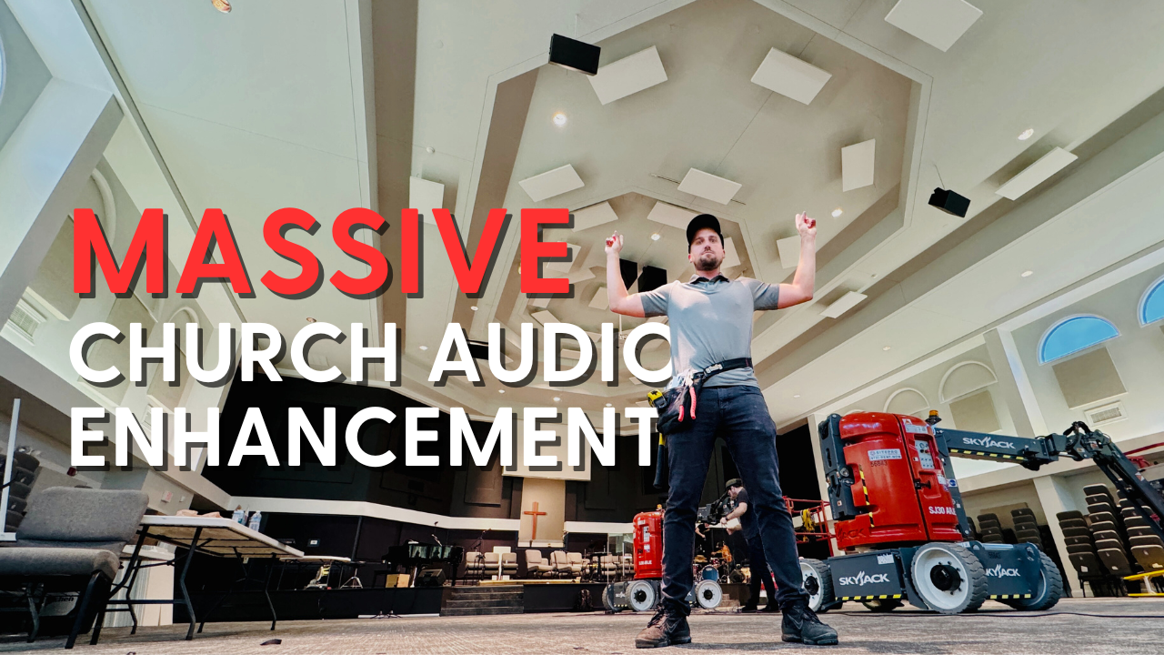 Church Acoustic Treatment OVERHAUL (DIY Install with Primacoustic Panels)