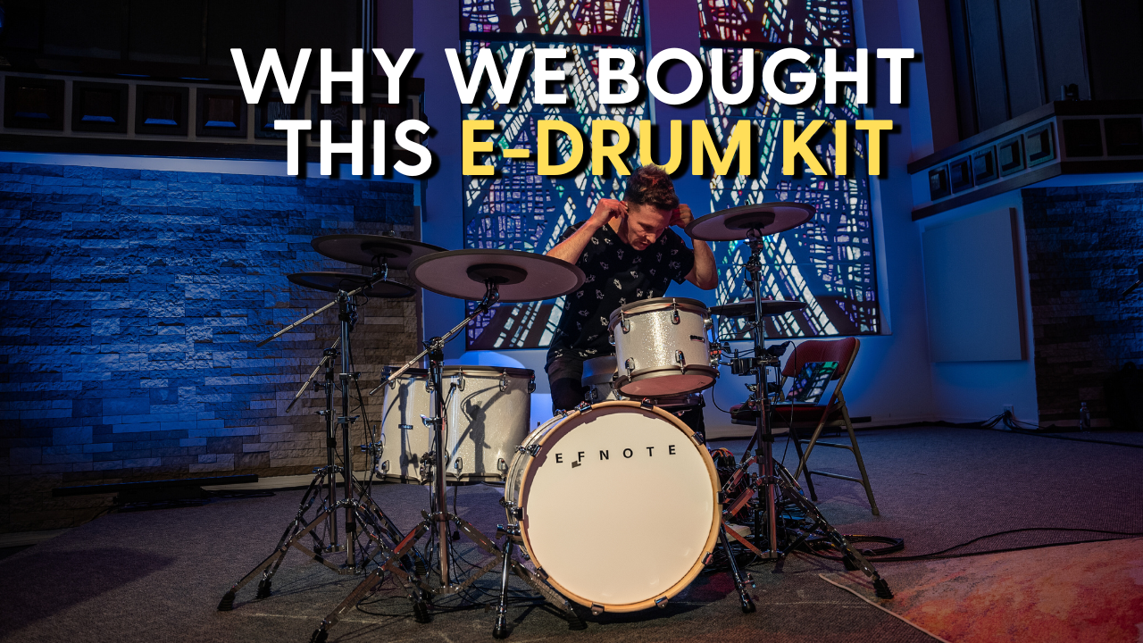 EFNote Pro Electric Drums for Worship Bands Review and Demo