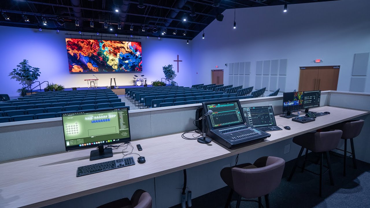 Island Community Church: A full building remodel and AVL Solution